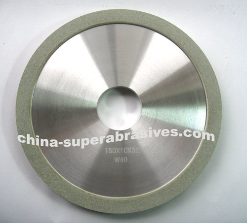 Diamond bruting wheel